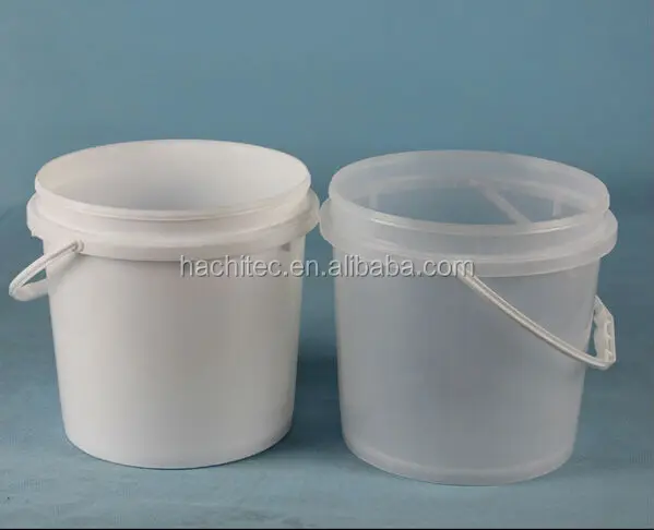 Wholesale 2l White Plastic Bucket With Lid Plastic Bucket All Sealed ...