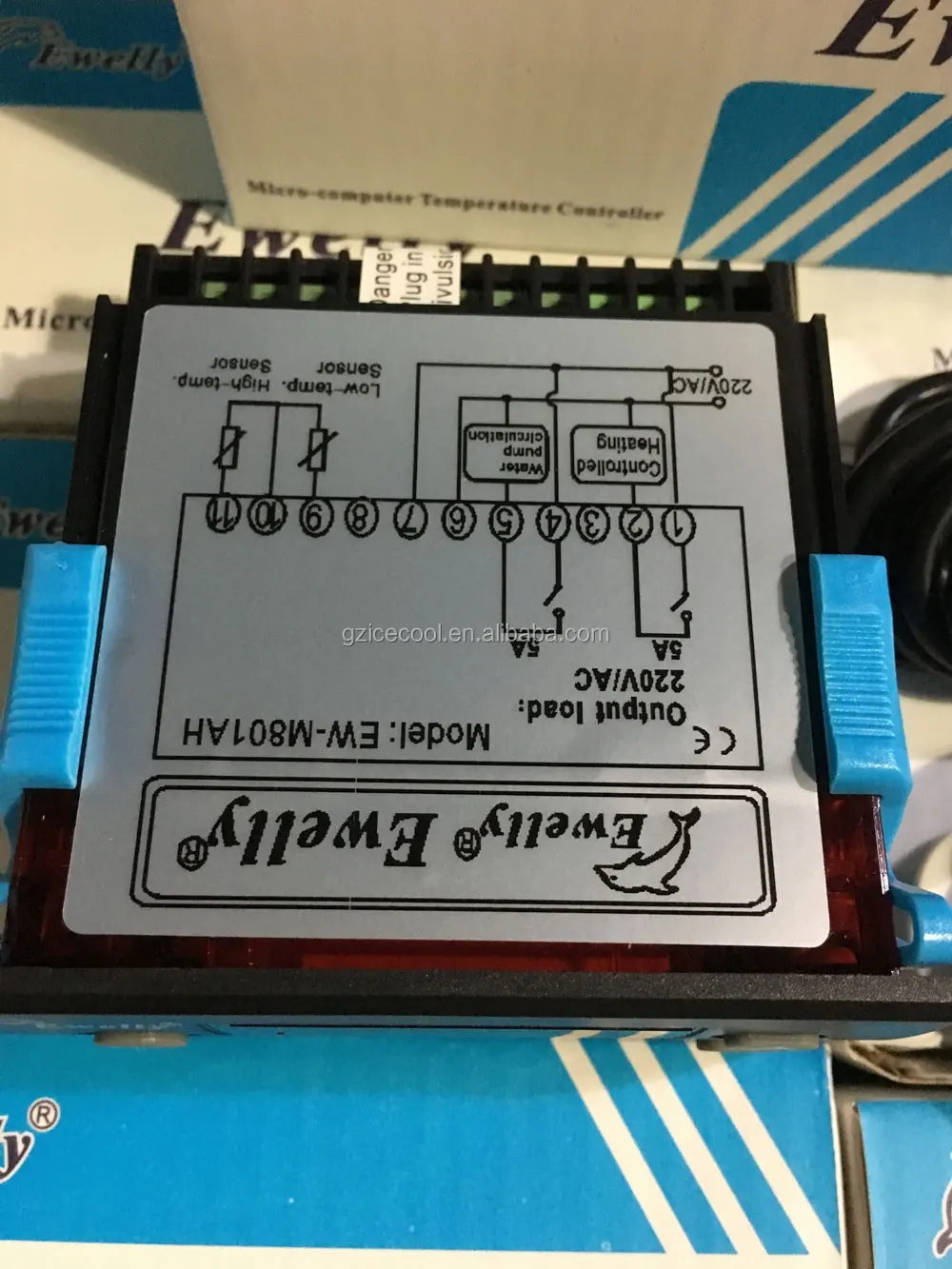 Ew-801ah Ewelly-controlador De Temperatura De Microordenador Para Equipos De Calentador De Agua ...