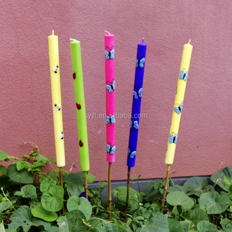 Outdoor Candle Torch Candle;garden Torch Flare,Multicolour Torch Candle ...