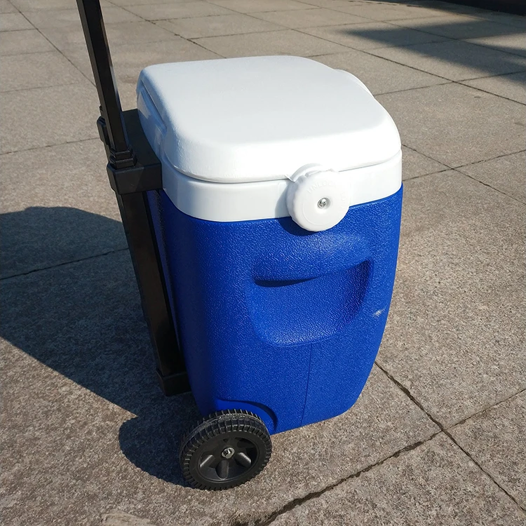 18l/50l Outdoor Rolling Cooler Box Set Travel Camping Bbq Food Storage ...