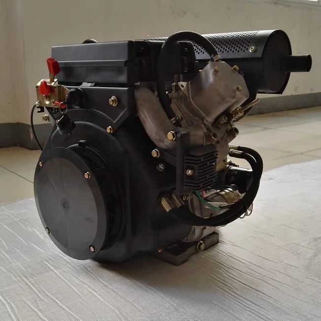 20HP V-Twin Diesel Engine for Sale | 870cc, Electric Start, Air-Cooled ...