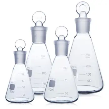 Borosilicate Conical Flask Glass Sand Plug Lab Glassware - Buy Conical ...