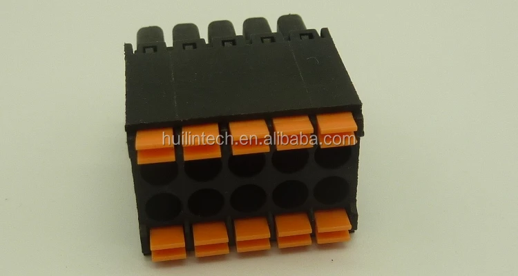 Wire Connector Insulated Screwless Pluggable Spring Terminal Block ...
