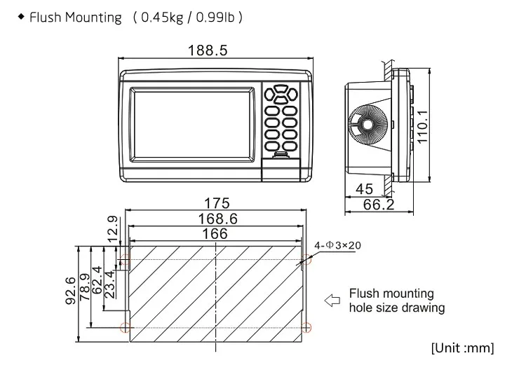 XINUO 5 Inch Marine Ship Navigation Support C-Map Chart GPS ...