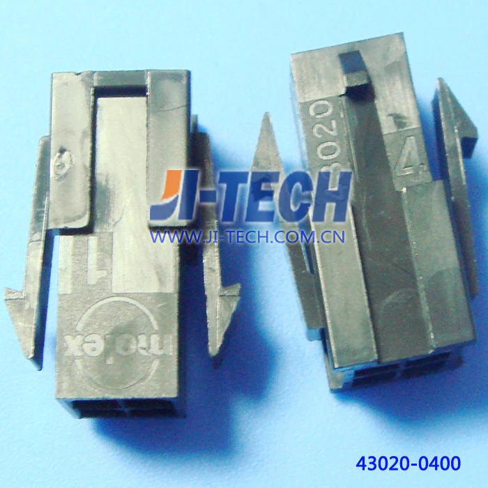430200400 3.0mm Pitch 4 Pin 43020 Series Connector 43020-0400 Molex Plug Housing Wire To Wire ...