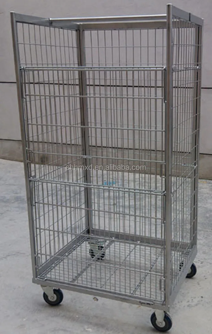 Steel Laundry Cage - Buy Laundry Cage,Plastic Laundry Cage,Laundry Roll ...