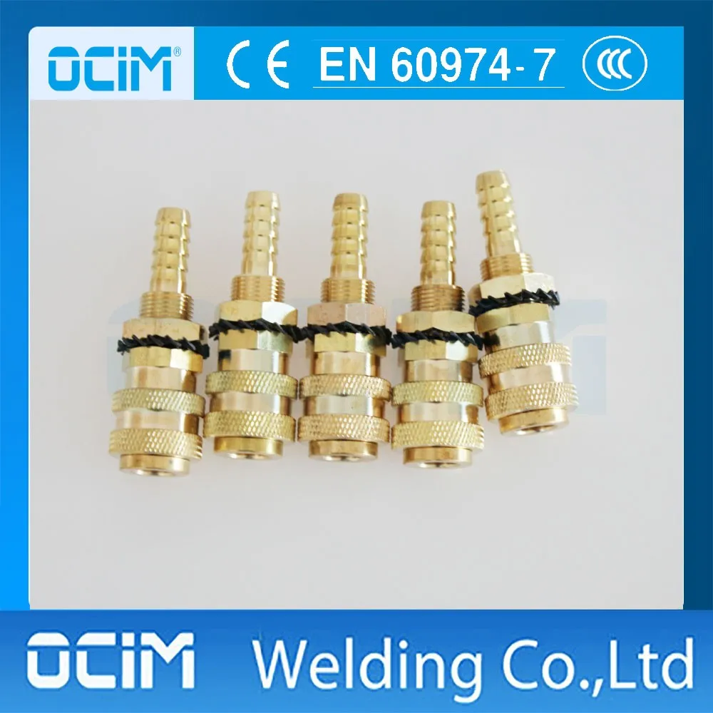 Gas & Water Quick Connector Fitting Hose Connector For Welding Machine ...