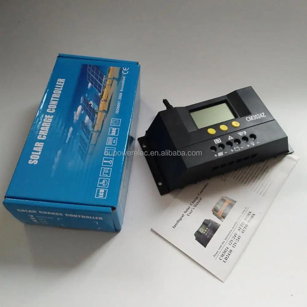 Ce Rohs With Temperature Sensor Lcd Current Display Pwm Solar Charge ...