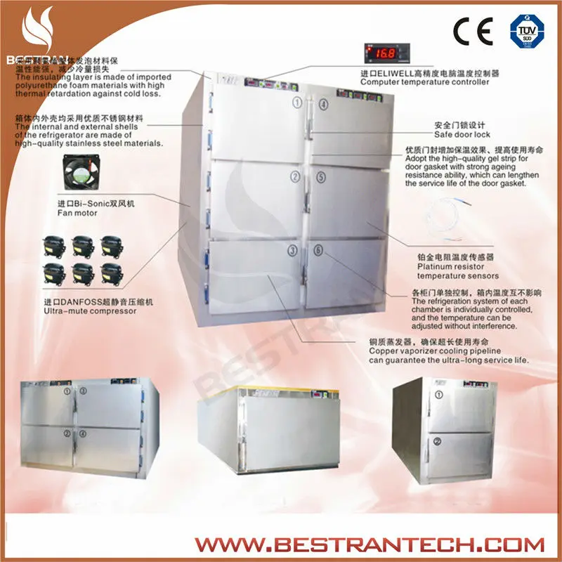 Bt-rmf6 Six Body Mortuary Coolers - Buy Mortuary Coolers,Body Mortuary ...