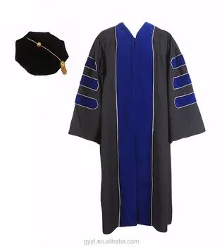 Academic Regalia Ceremonial Robes Doctoral / Phd Graduation Gown - Buy ...