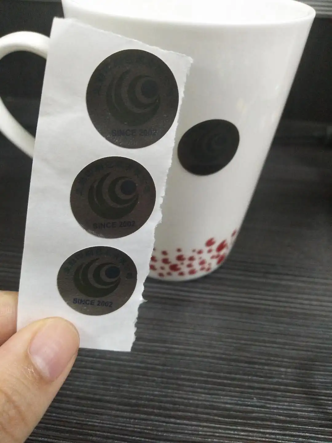 Customized Color Changing Temperature Sensor Sticker - Buy Temperature ...