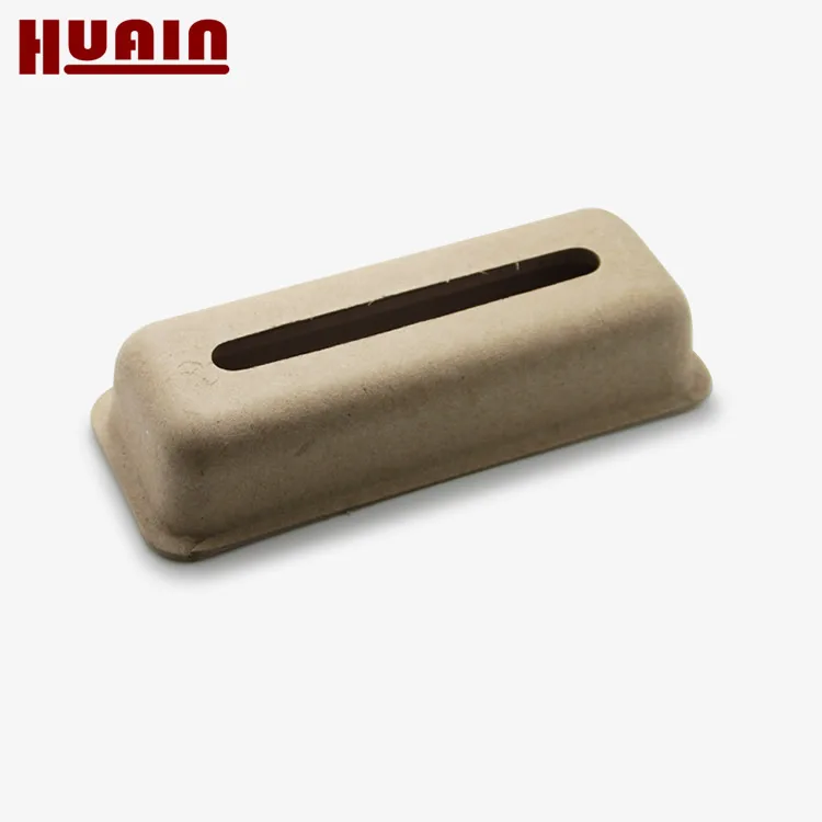 Eco-friendly Molded Paper Pulp Foam Inlay Tray Packaging