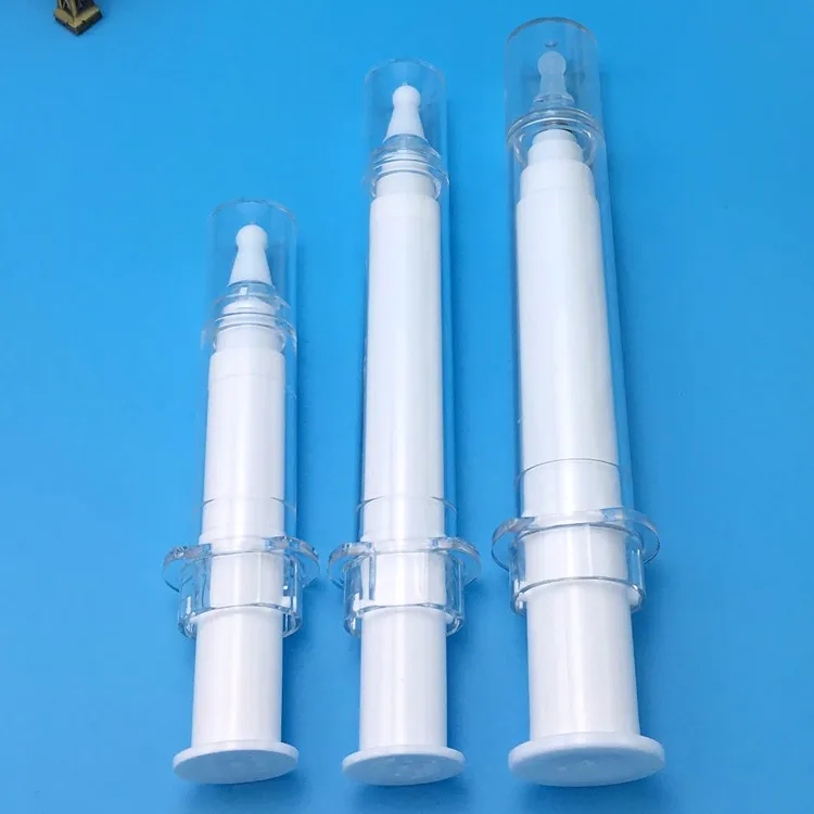 Empty 10ml 20ml Airless Pump Syringe For Cosmetic Beauty Oem Cosmetic ...