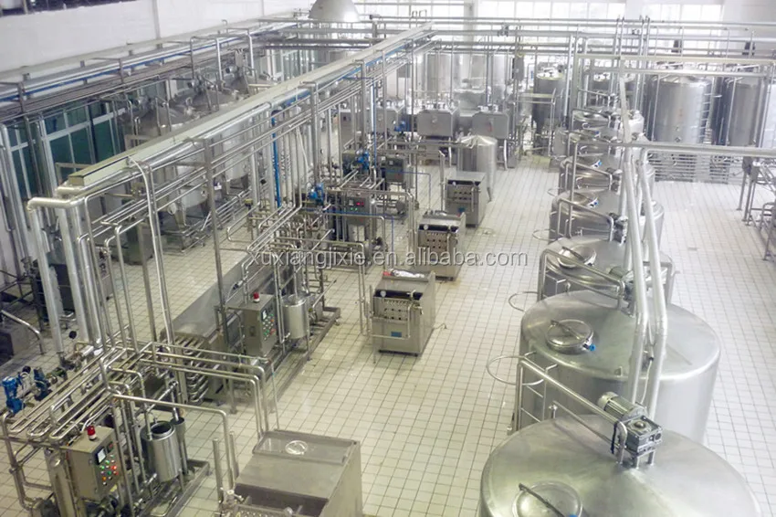 Uht Milk Machinery Machine/aseptic Carton Low-fat Milk Dairy Production ...