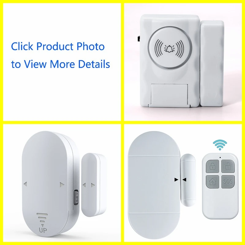 Oem Travel Security Door Alarm Magnetic Door Open Sensor - Buy Door ...