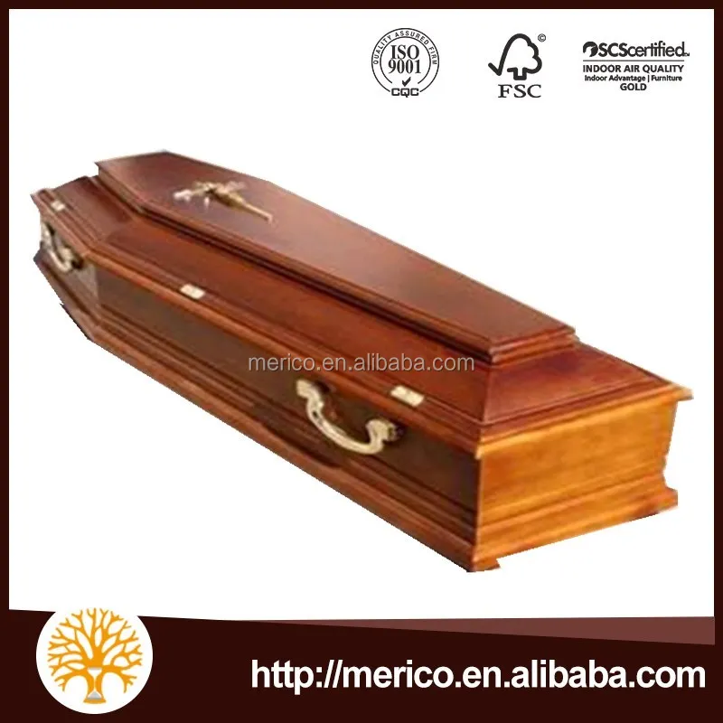 Ec004 European-style Crosses Design Wooden Coffins For Sale - Buy ...