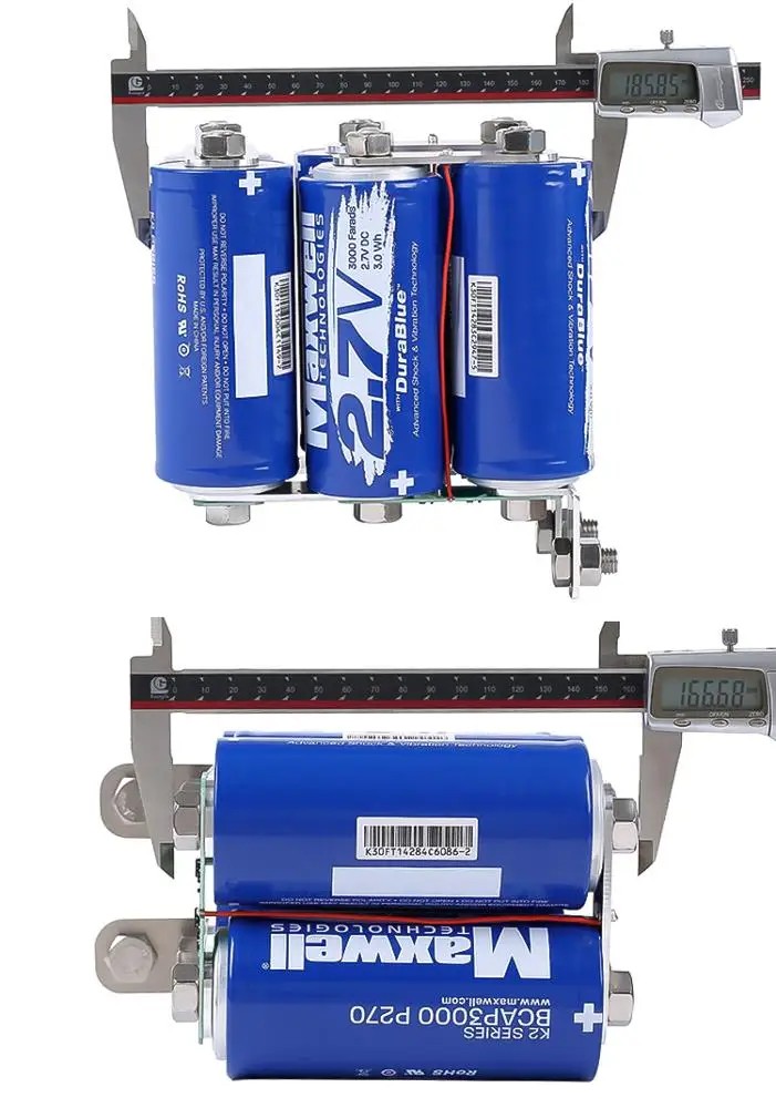 Maxwell Brand 6pcs 2.7v 3000f Graphene Super Farad Ultra Ultracapacitor ...