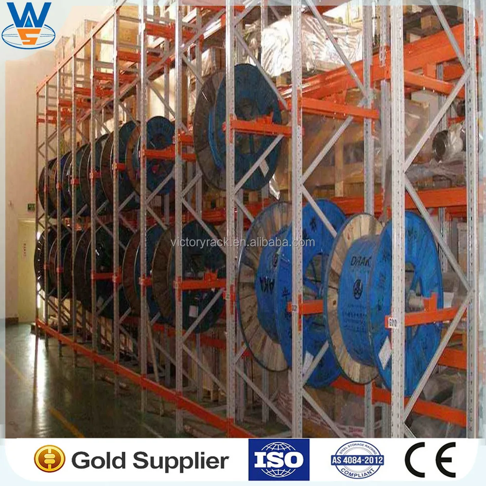 Nanjing Victory Heavy Duty Cable Reel Rack For Warehouse Storage - Buy ...