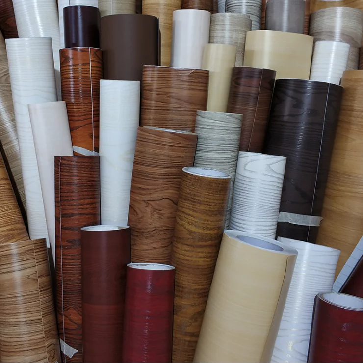 Pvc Adhesive Natural Wood Design Contact Paper Wallpaper Decorative ...