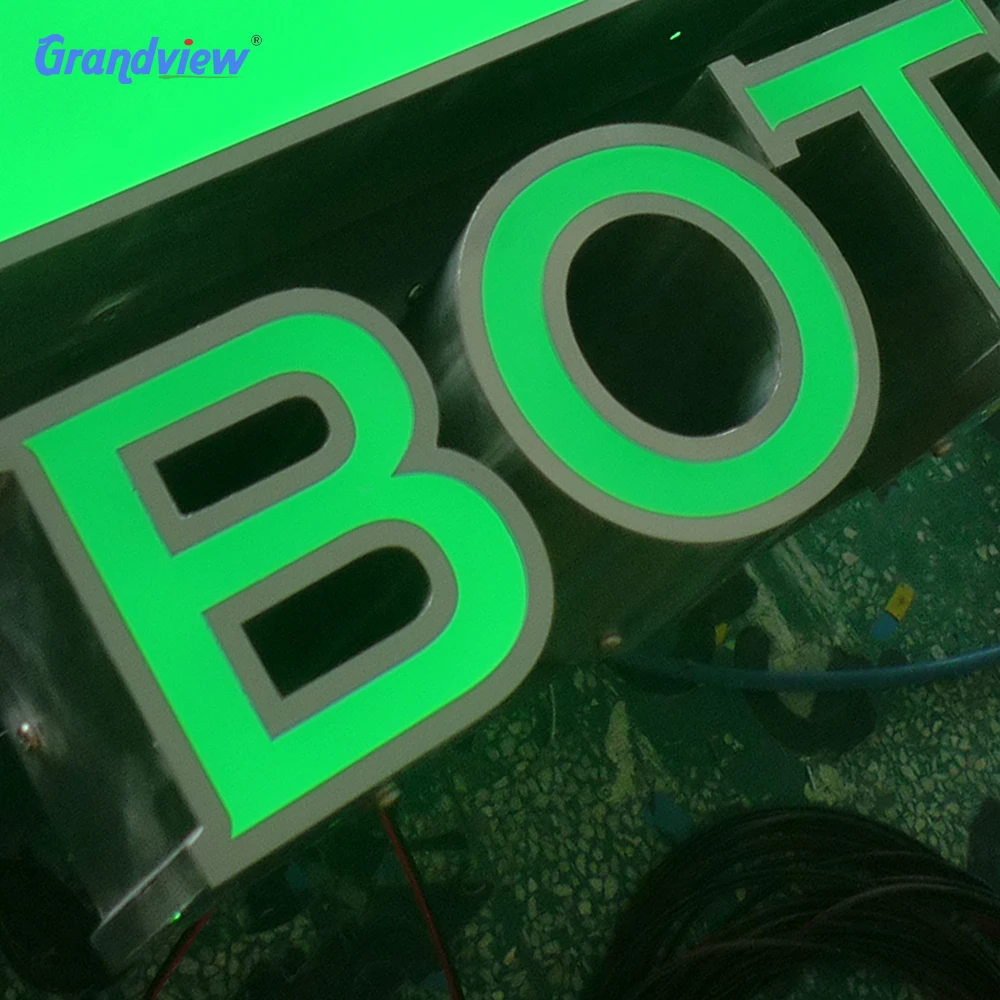 Custom Made Acrylic Led Light Box Logo Sign - Buy Led Light Box Logo ...