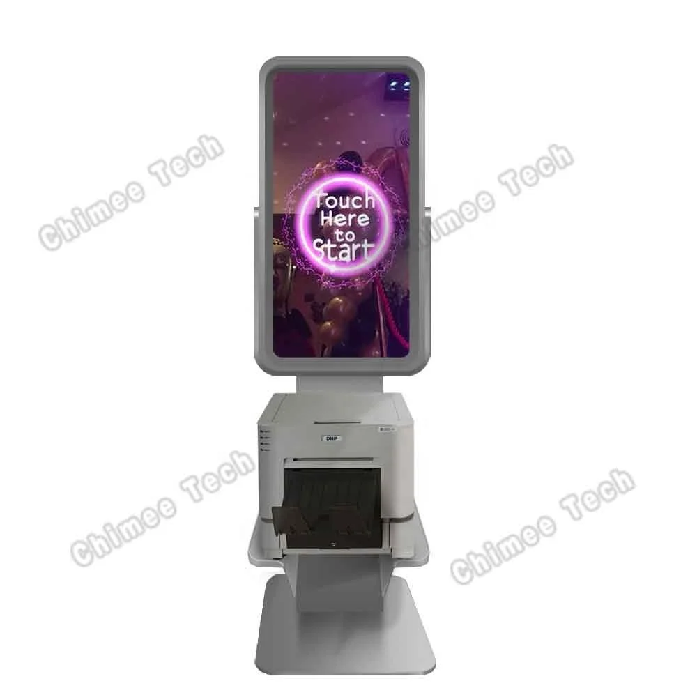 Touch Screen Monitor Mirror Photo Booth With Printer Camera Software ...