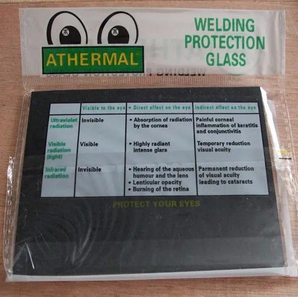 Athermal Welding Protection Glass - 83x108x3mm CE Certified
