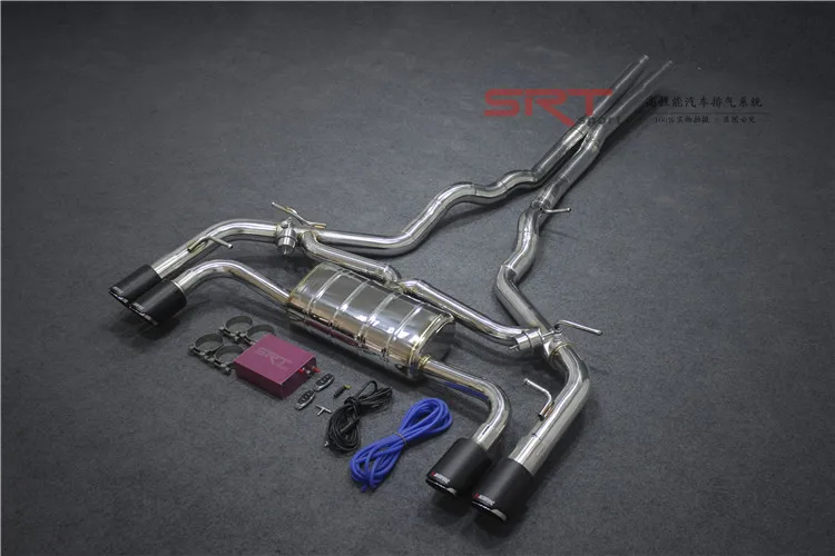 Exhaust Mufflers For Jaguar F-type Exhaust Tip Catback With Quad Double ...