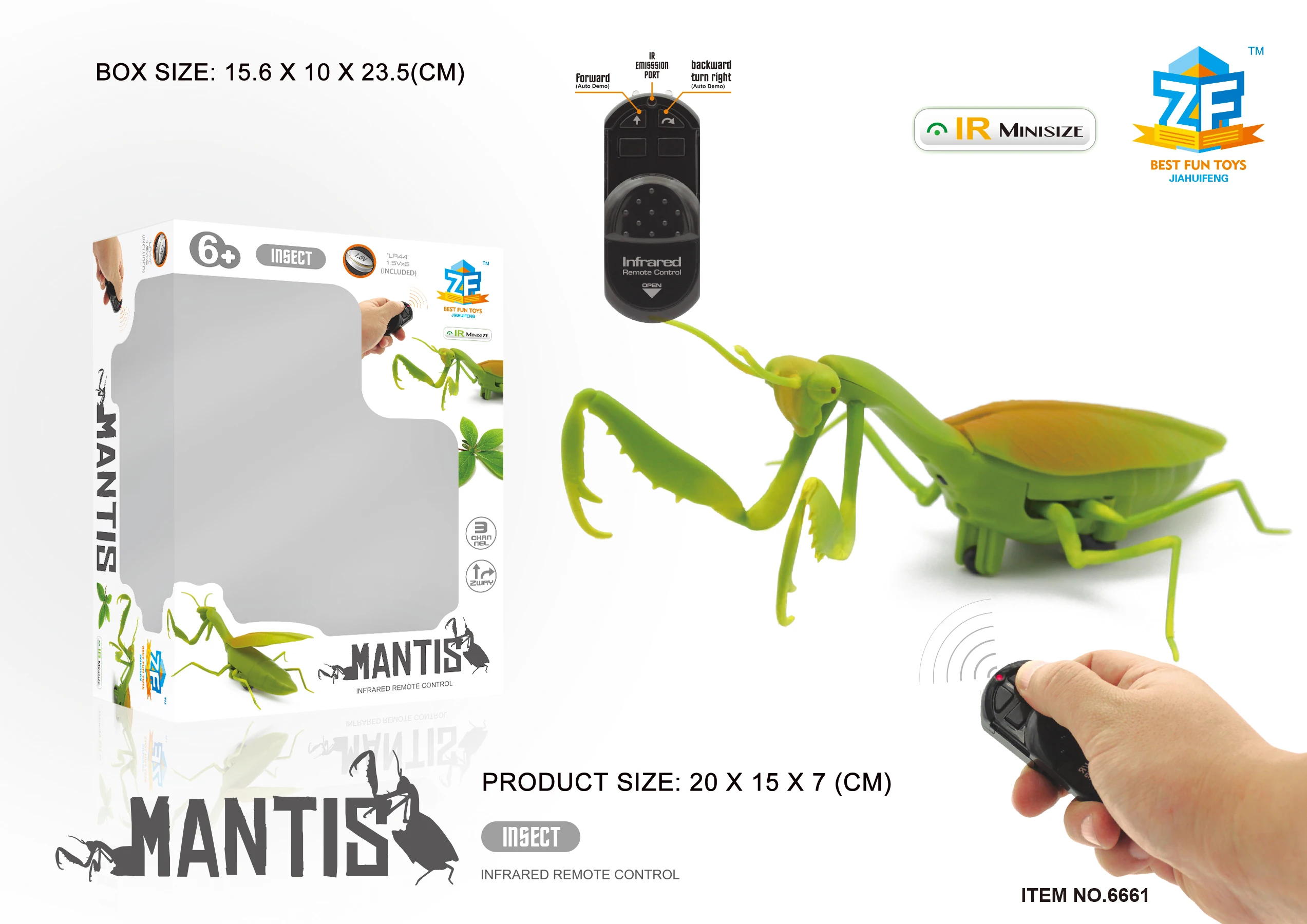 Infrared Remote Control Emulational Mantis Toy Rc Animal For Sale - Buy ...