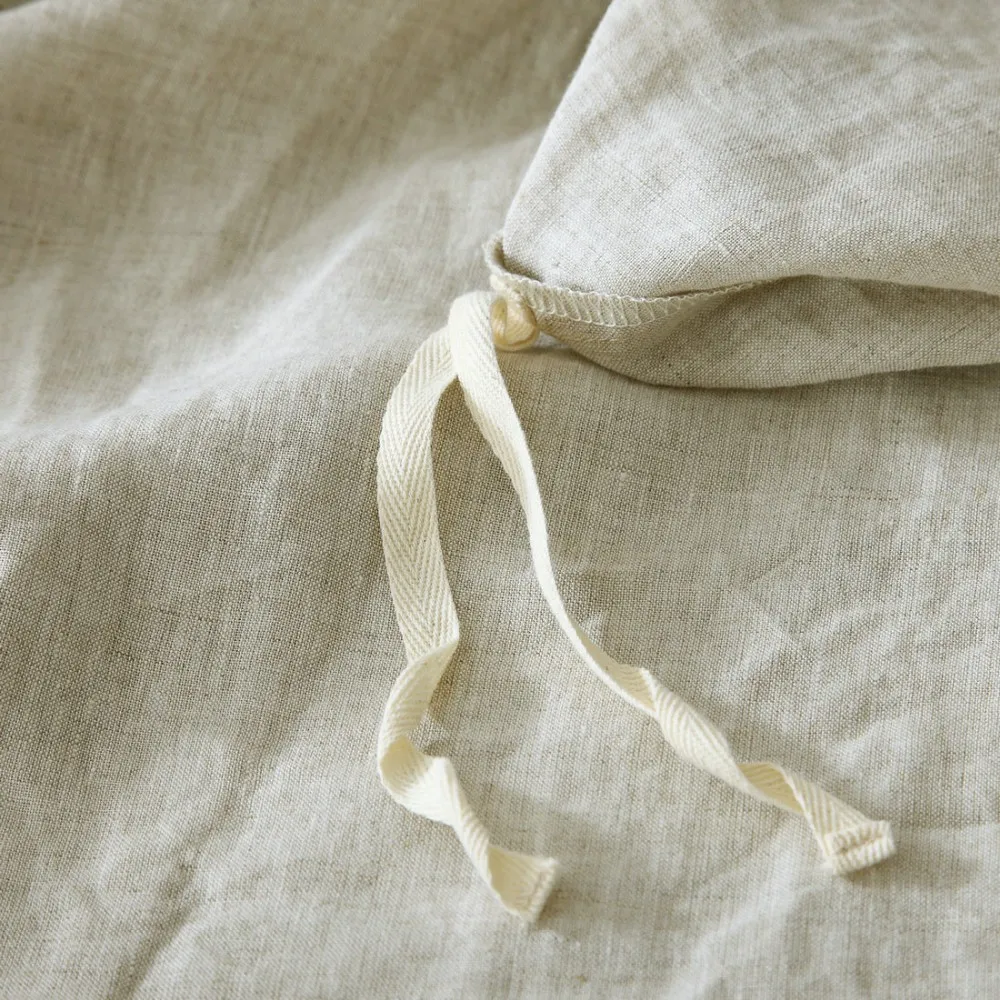 Linen Bed 100% Pure French Linen Duvet Cover Sets Customer Size Bedding ...