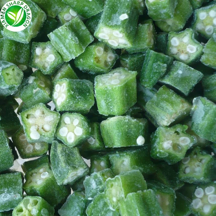 IQF Frozen Fresh Okra - Organic, Sliced, and Wholesale