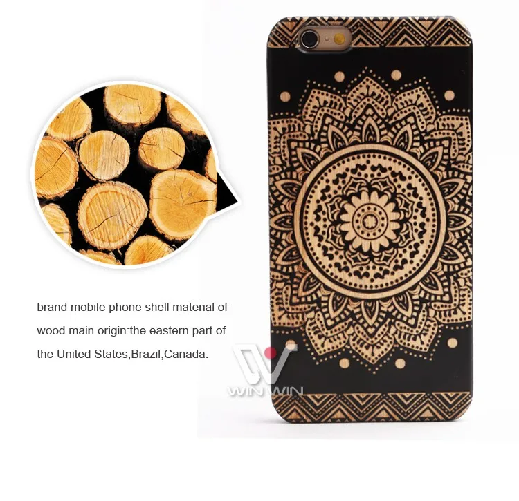 Best Selling Phone Accessories Mobile Wooden Smartphone Case Cover For ...