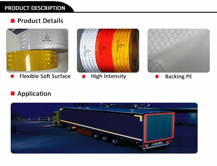 Truck Ece R104 "c" Class Reflective Contour Sticker Tape - Buy Contour ...
