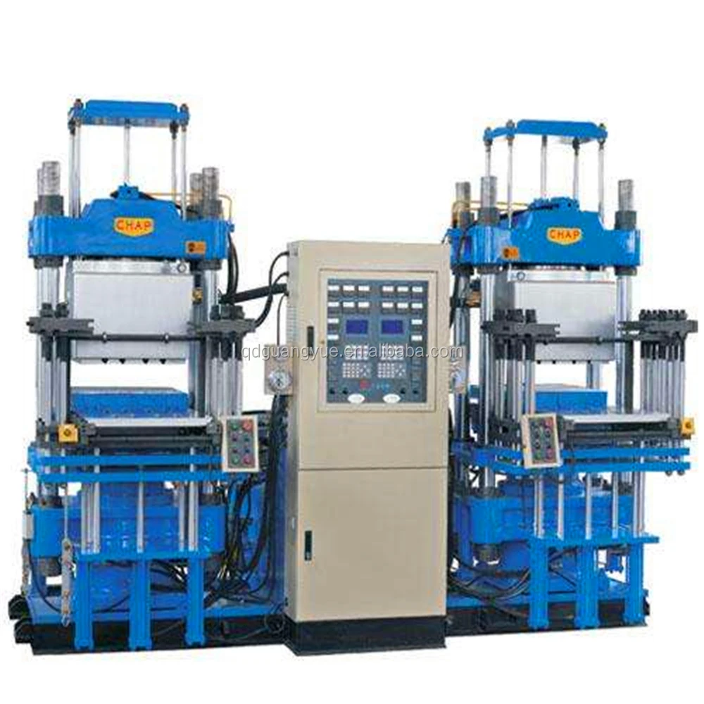 Vacuum Foaming Vulcanizer Press Automatic Hydraulic Double Station ...