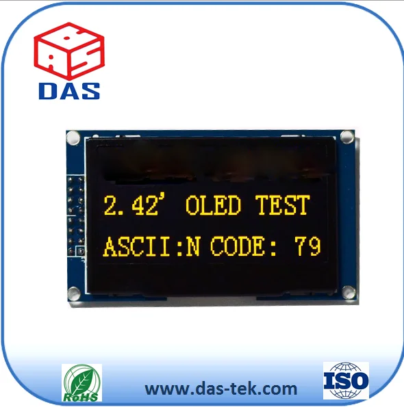 Ssd1326u3r1 Driver Ic 256x32 Dots 1.82 Inch Oled Display - Buy 1.82 ...