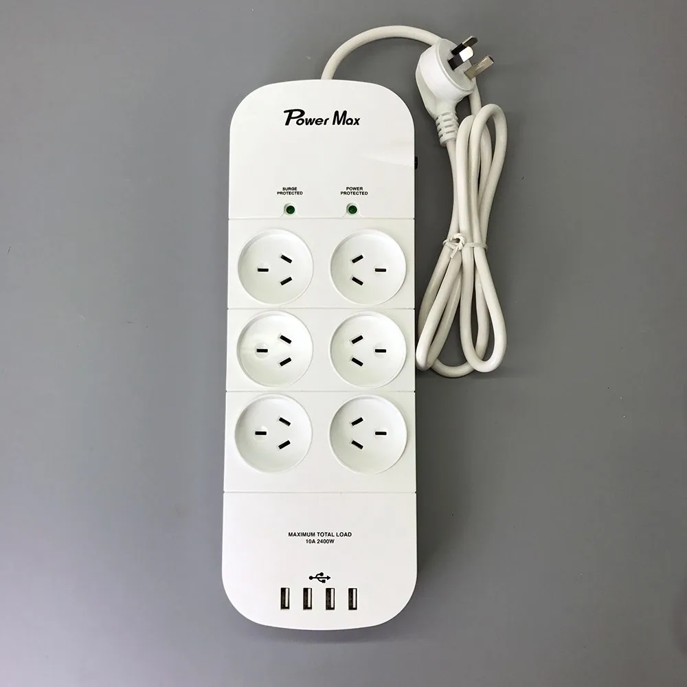 Australia Power Strip,Saa Australian Usb 4 Outlet Power Board - Buy ...