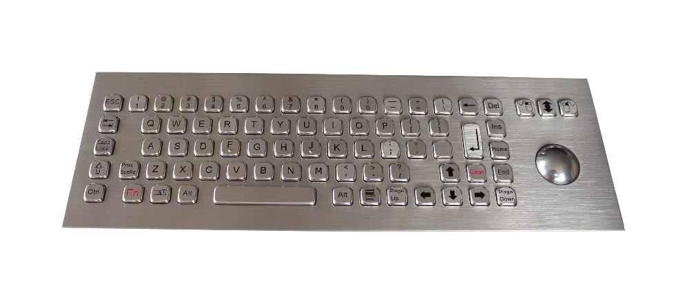 Dynamic Waterproof IP65 Keyboard with Built-in Trackball