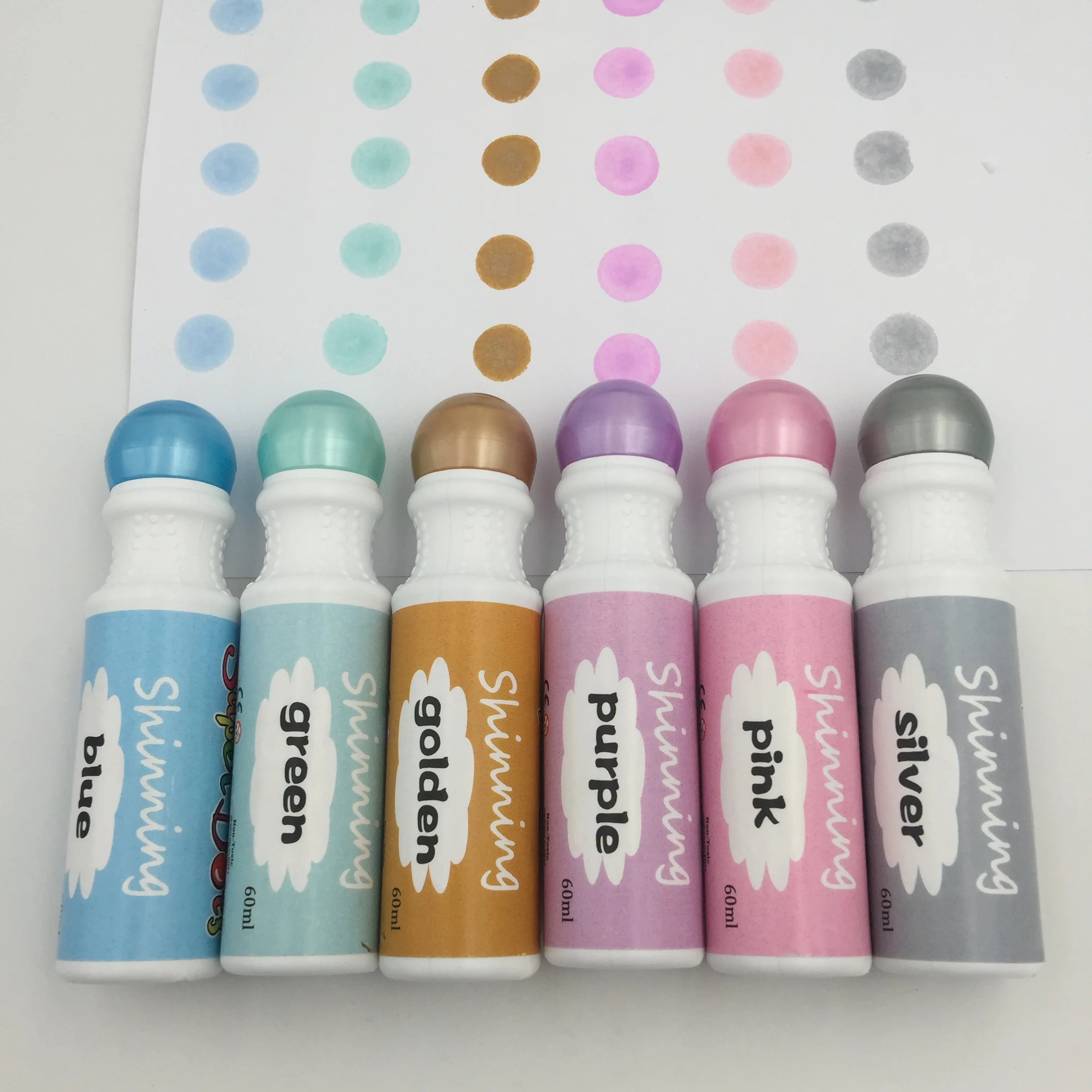 Dot Markers For Kids And Toddlers Educational Set Of 6 Pack Ch-2851 ...