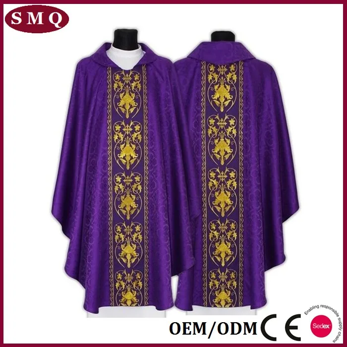 Church Apparel Clergy Attire Liturgical Robes Embroidery Vestment - Buy ...