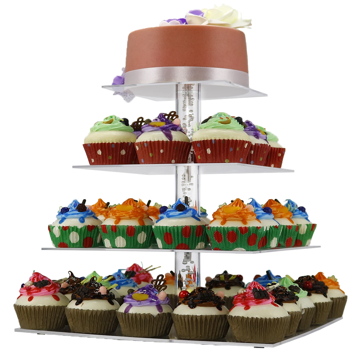Présentoir À Gâteaux De Mariage Personnalisé,Tour D'exposition À 5 ...
