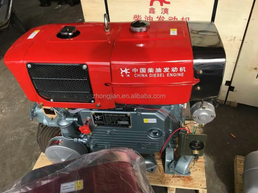 2 Cylinder Diesel Engine Water Cooling 12hp Zs195 Diesel Engine - Buy 2 ...