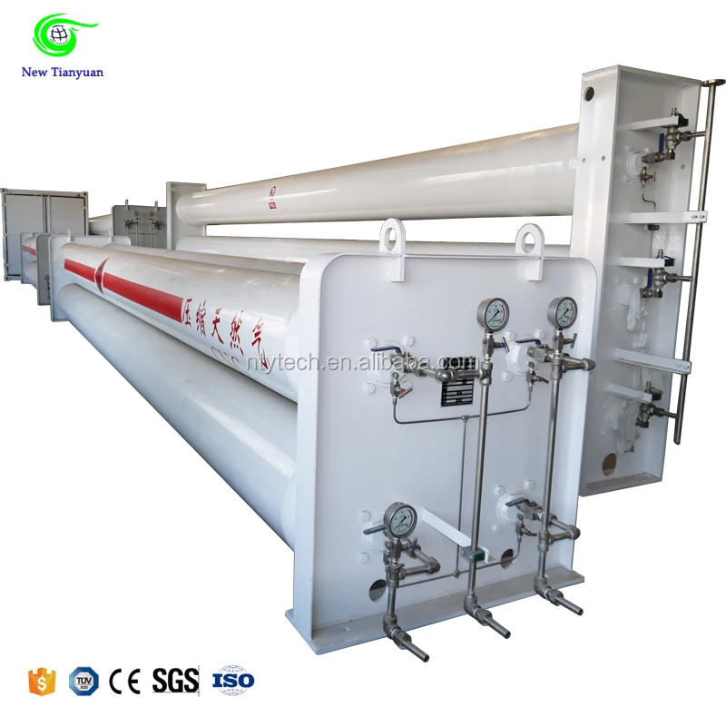 4-tube Jumbo Cylinder Cascade For Storing Cng Gas Of Water Capacity 5.6 ...