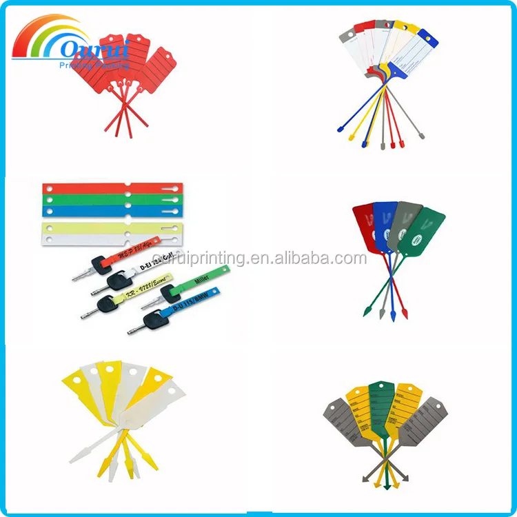 Auto Workshop Key Tag with Loop - Durable & Customizable