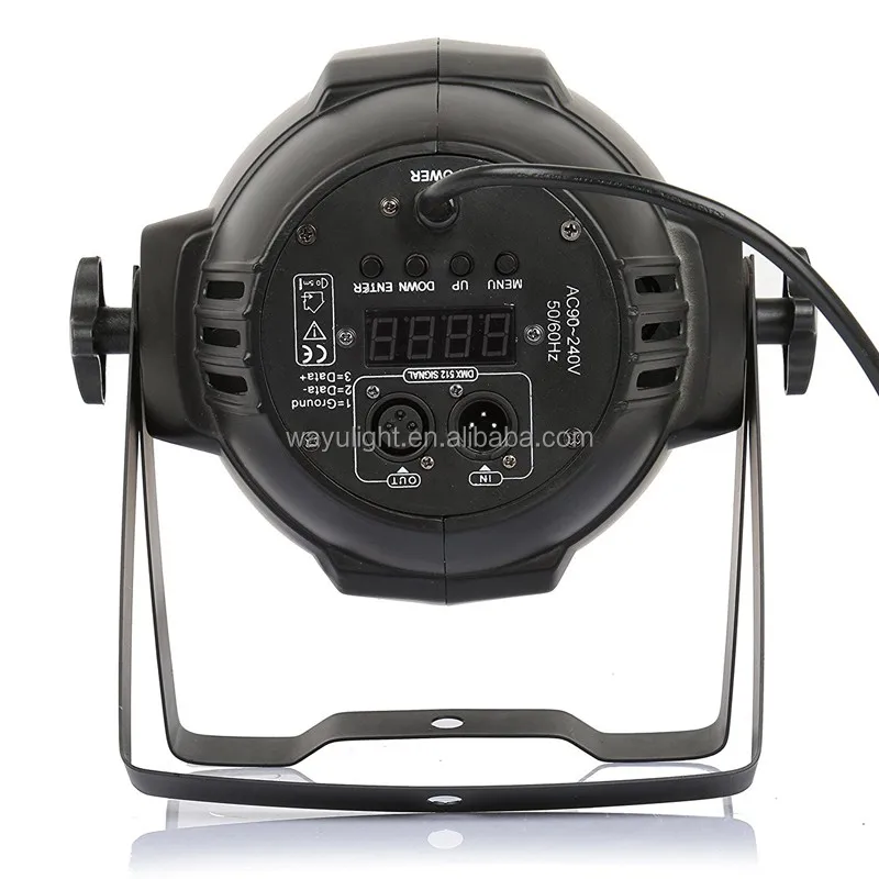 Pacan 54x3W LED Stage Spotlights Aluminum Alloy Body RGBW Emission 7CH ...