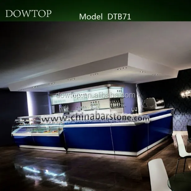 Durable Artificial Stone Counters for Restaurant Bars