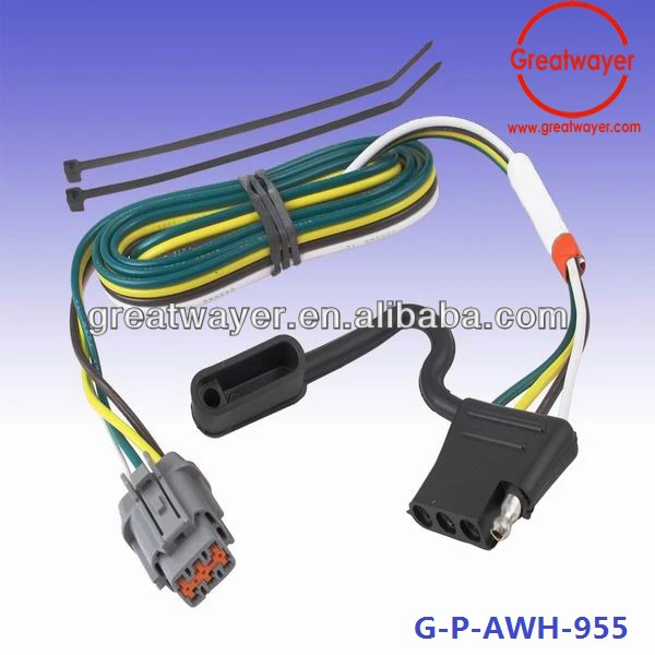 6 Pin Connector Adapter 4 Pin Trailer Wiring Harness - Buy 6 Pin ...