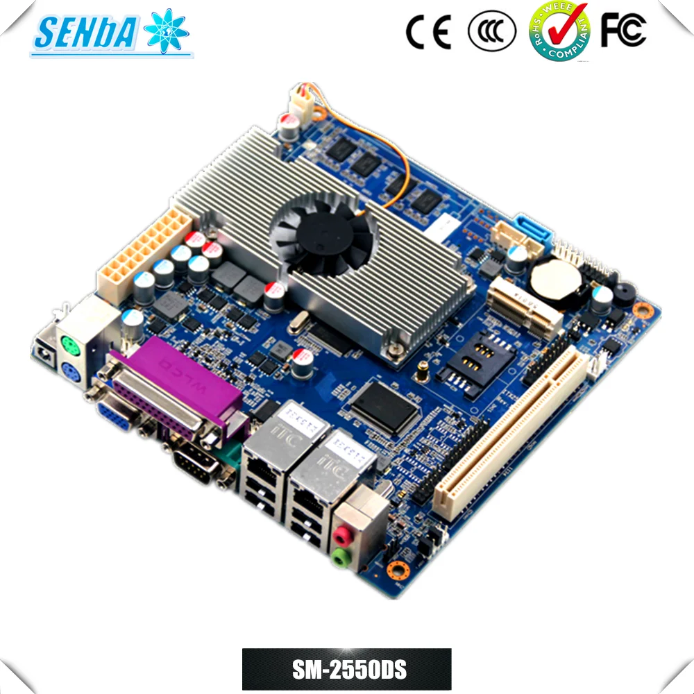 X86 Mini Itx Motherboard Intel Atom D2550 For 2 Lan With Pci Slot - Buy ...
