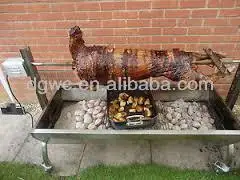 Charcoal BBQ Spit Rotisserie - Easy Assembly & Cleaning