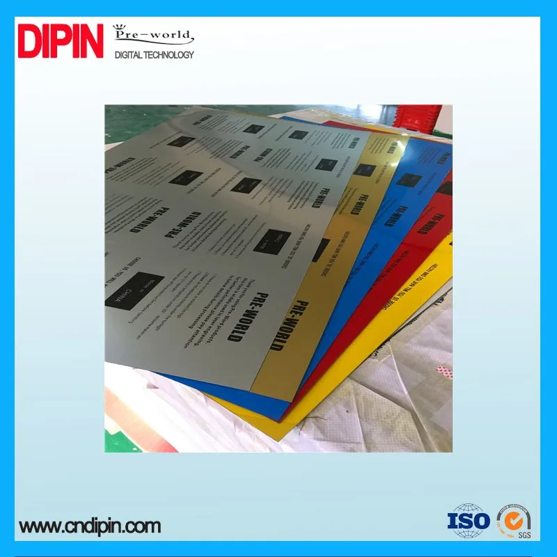 Abs Double Color Sheet With Self Adhesive Film For Engraving - Buy Cnc ...