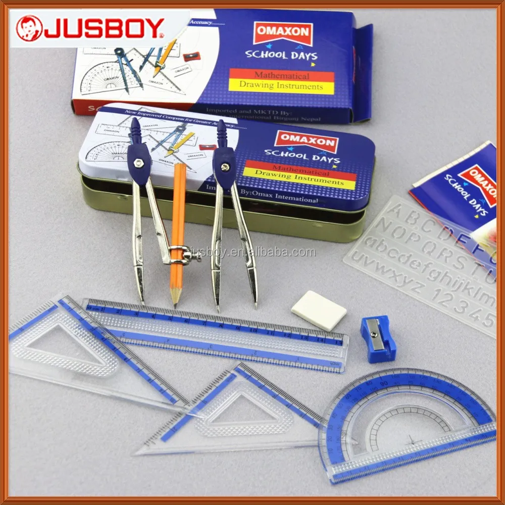 Geometry Box Mathematical Instrument Set From China School Stationery ...