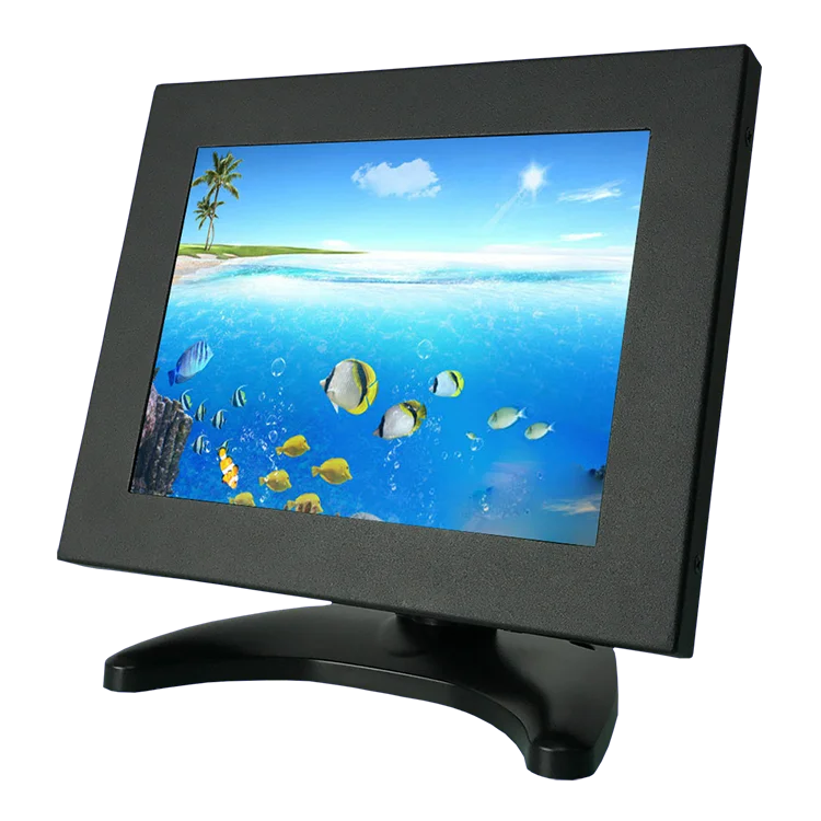 Cheap 8 Inch LED Monitor - Mini Color TV with Metal Casing
